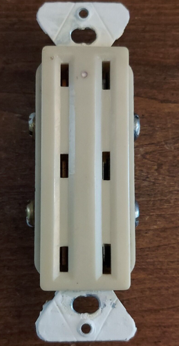 Vintage Ivory Sierraplex Triple Slot Receptacle Outlet | eBay