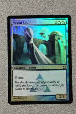 MTG MAGIC THE GATHERING VASSAL SOUL 1X(FOIL) RETURN TO RAVNICA - COMMON ...