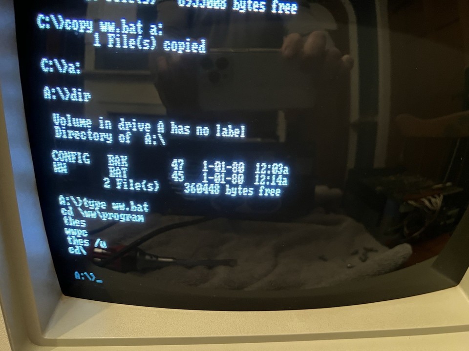 IBM 5150 PC Computer Bad Power Supply, tested and working floppy drives ...