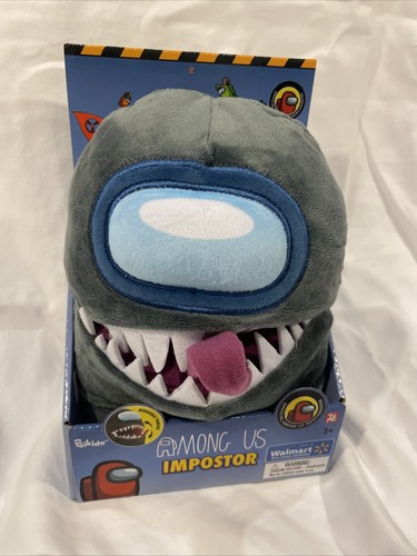 AMONG US Plush 10" Premium Grey Imposter Bendable Tongue. New In Box | eBay
