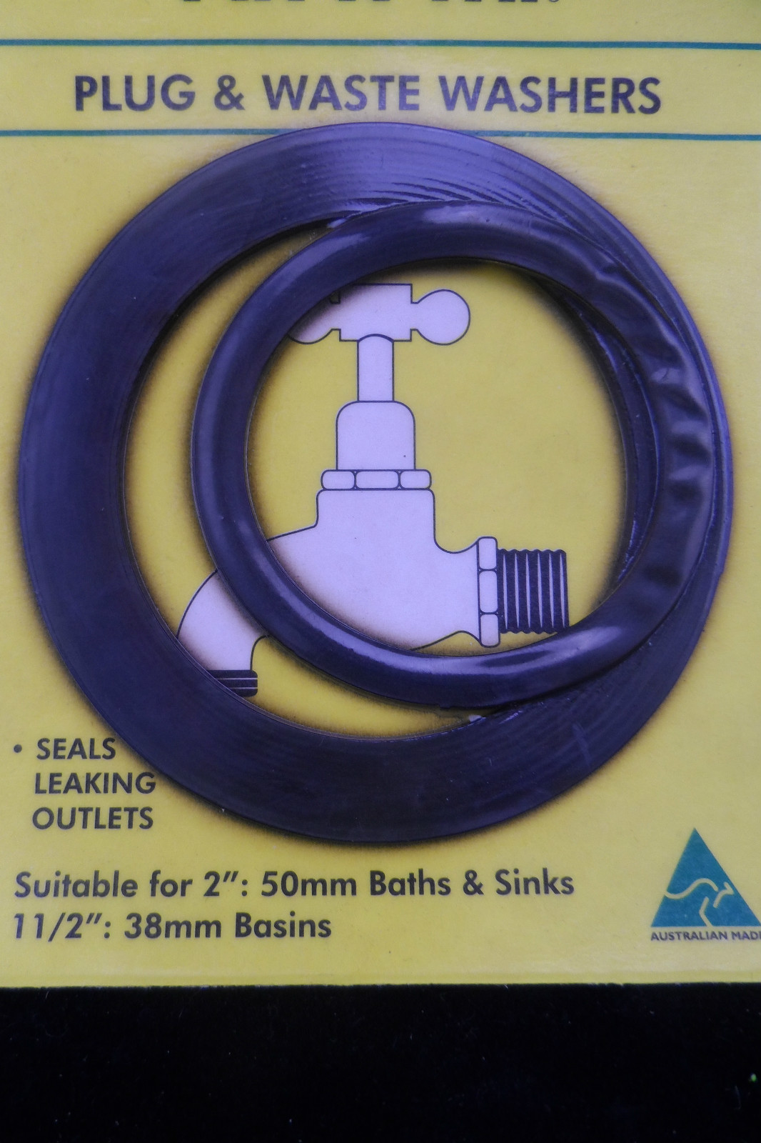 Easy Fit Plug and Waste Washers - Fix Sinks - For 50mm and 38mm Basins ...