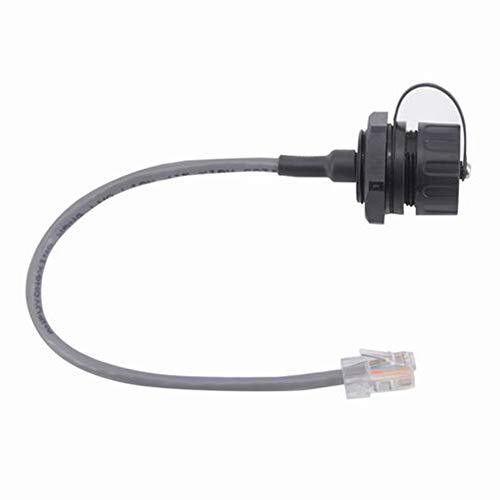 5PCS Panel Mounting RJ45 Waterproof Connector M25 Cat5/5e Ethernet LAN ...