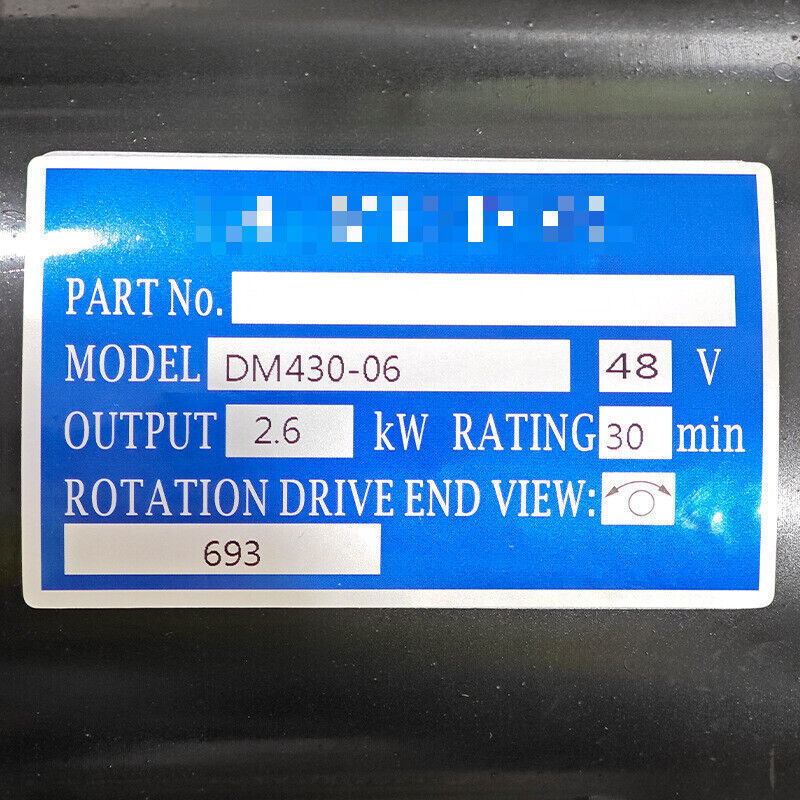 For Yamaha Golf Carts G22E YDRE DC Motor DM430-06 DM430 48V JU2-H1890 ...