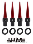 20 TRUE SPIKE 12X1.5MM .80" SHANK RED EXTENDED SPIKE STEEL MAG WHEEL ...