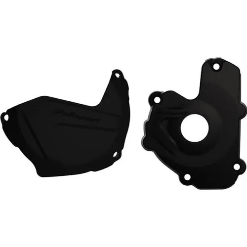 Polisport Black Clutch Ignition Cover Guard Protector Kit KTM 250 XC-F ...