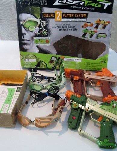 Ultimate Hasbro Lazer Tag Team Ops Deluxe 2-Player System - Used in Box ...