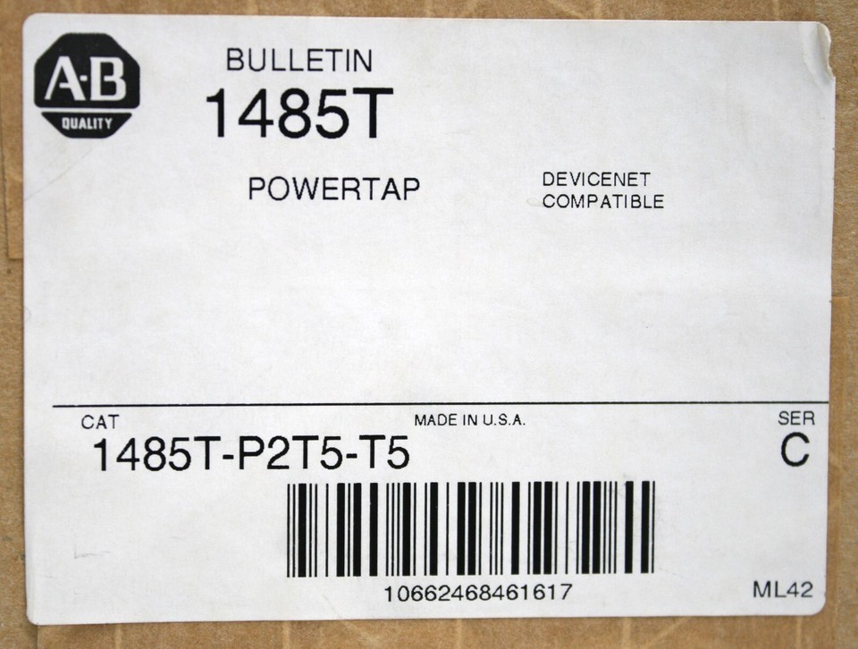 ROCKWELL AUTOMATION Allen Bradley 1485T-P2T5-T5 DeviceNet PowerTap Ser ...
