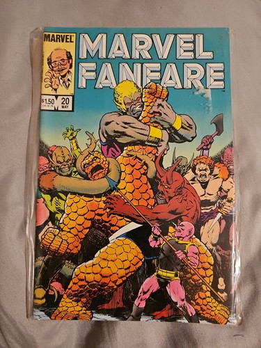 MARVEL FANFARE #20 (VF/NM) 1985 THING & DOCTOR STRANGE! JIM STARLIN! | eBay