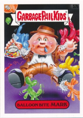 57b BALLOON BITE MARK 2024 GPK Garbage Pail Kids 1 Kids at Play BALLOON ...