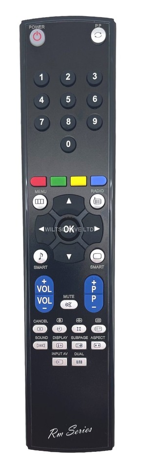 RM Series Remote Control fits PHILIPS 21PT4456-58 21PT4457/01 21PT4457 ...