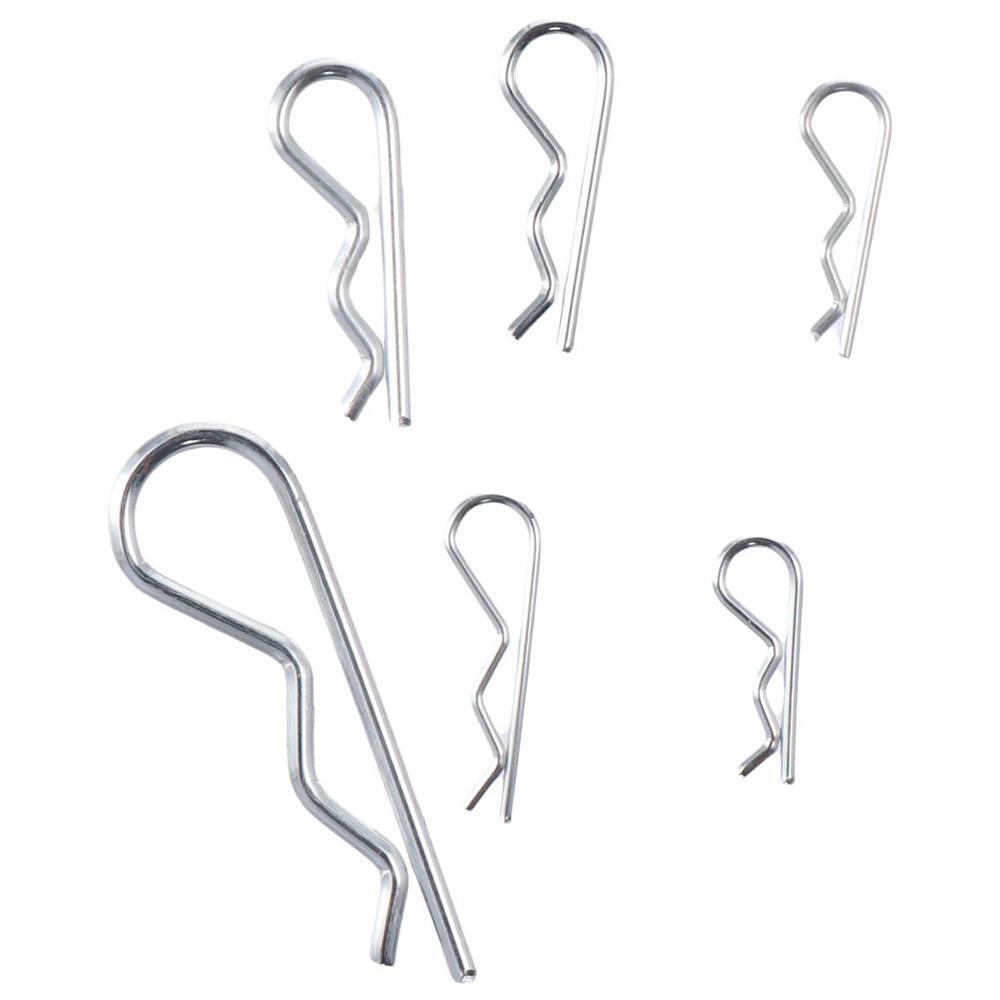 150 Pcs 6 Sizes Cotter Pins Assortment Kit Split Cotter Pin Lock ...