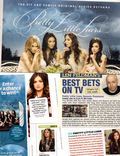 PRETTY LITTLE LIARS tv-show 30 pages clippings lot Lucy Hale Ashley ...