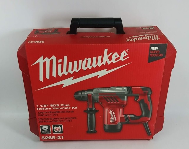 Milwaukee 5268-21 1-1/8" Corded Rotary Hammer Drill for sale online | eBay