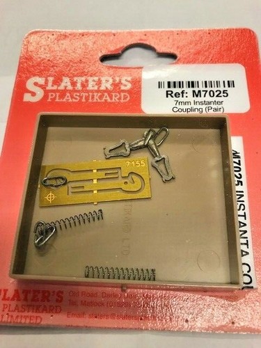 Slaters M7025 - 7mm Scale = 0 Gauge Instanter Coupling - 1 x Pair 1st ...