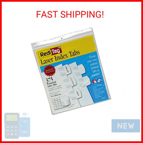 Redi-Tag Laser Index Tabs, Divider Tabs, Permanent Adhesive Index ...