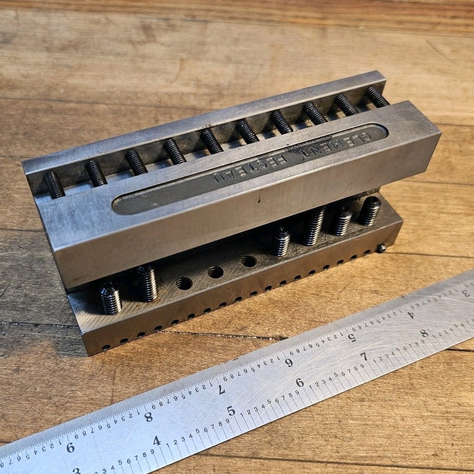 Setup Block MACHINIST Block & Toolholder Set • HSS 2x2½x4½" Bored ...