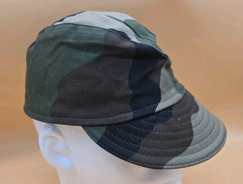 Original French Army Military CEC Woodland Camo Combat Field Cap SIZE ...