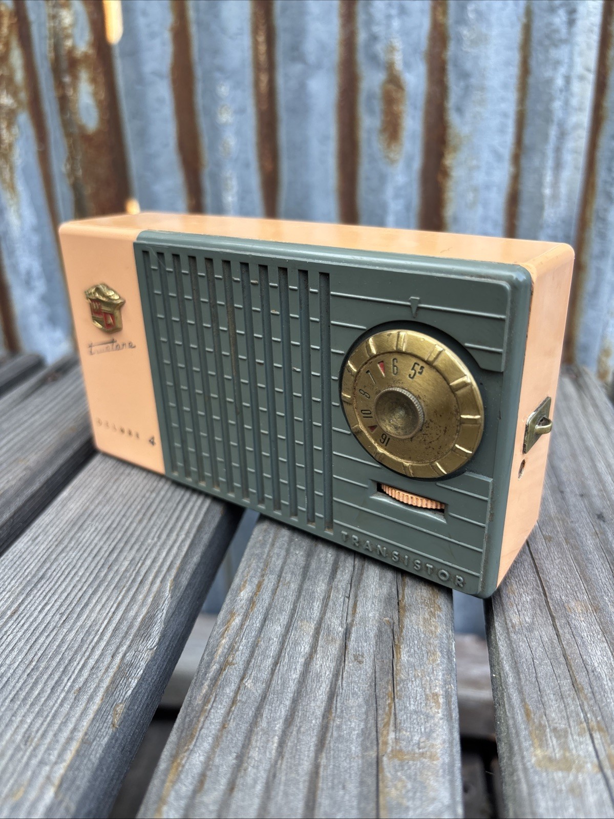 TRUETONE DELUXE 4 Transistor Radio (Raytheon T-100) | eBay
