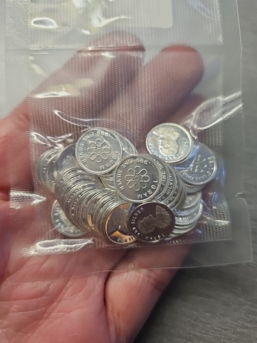Sealed Bag of 50 One Gram .999 Pure Silver Rounds - (M24) | eBay