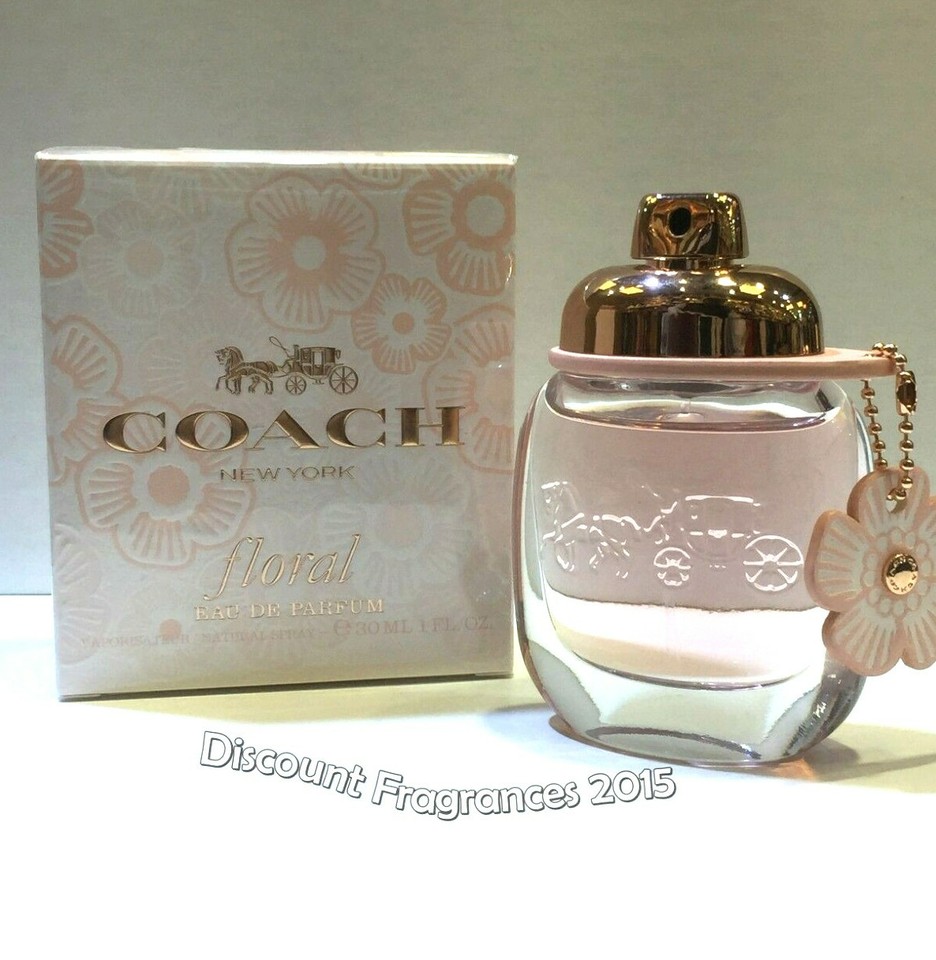 COACH NEW YORK FLORAL PERFUME 1.0oz / 30 ml Eau De Parfum Spray For ...