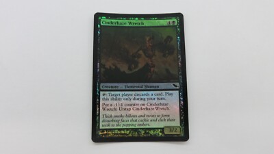 FOIL CINDERHAZE WRETCH SHADOWMOOR COMMON MAGIC THE GATHERING MTG NM ...