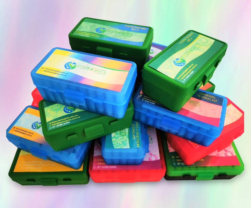 Metal Testing Kit incl. heavy metals - Kinesiology Test Kit - 44 glass ...