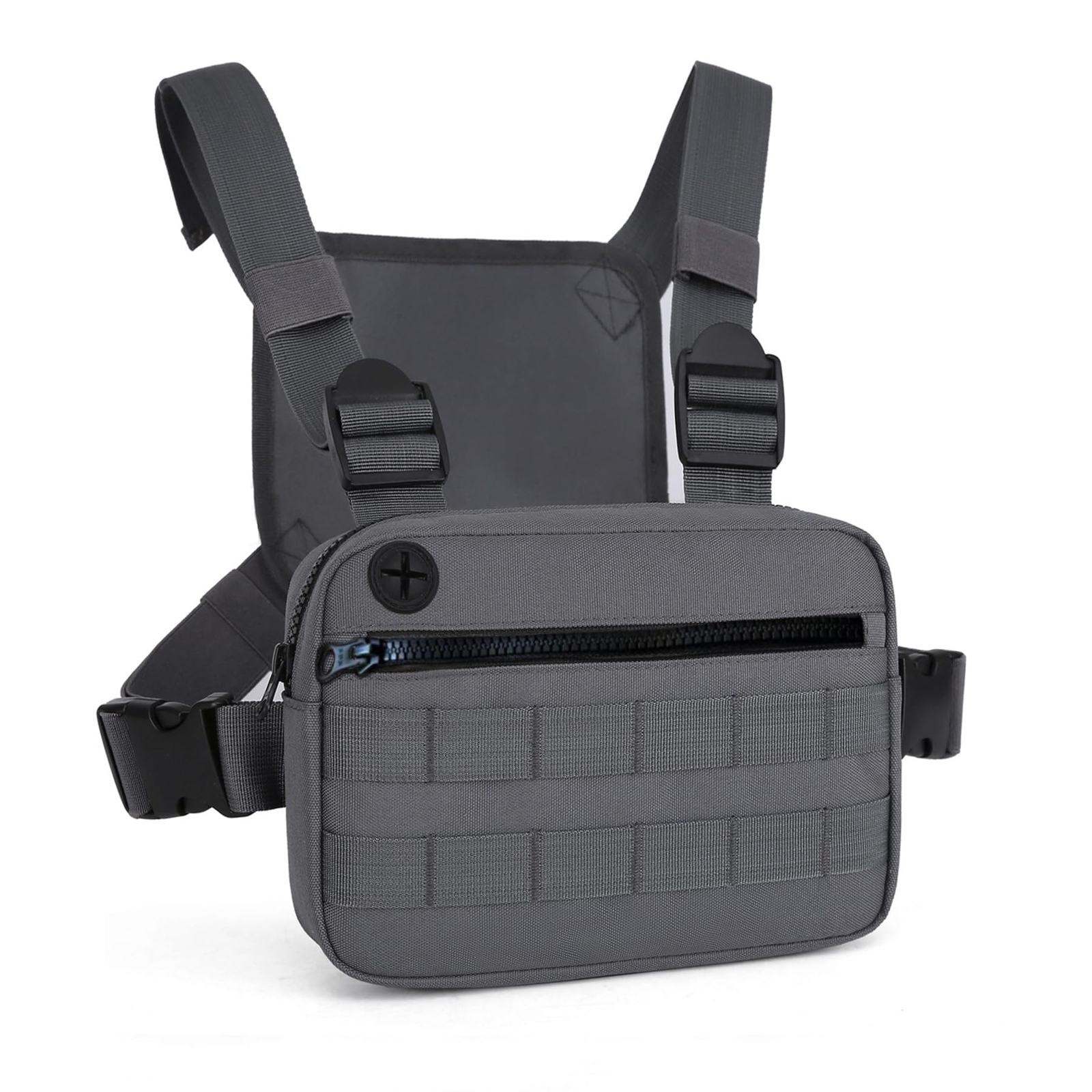 Outdoor Water Resistant Chest Bag For Men,Tactical EDC Chest Pack With ...