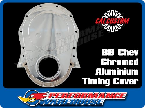 Cal Custom Big Block CHEV Timing Cover Chromed Aluminium, BBC ...
