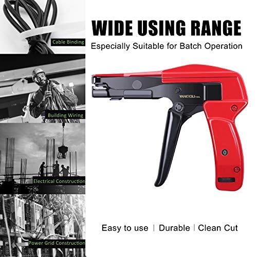 Yangoutool Zip Tie Cutter Tool for 2.4-4.8mm Nylon Cable Wrap ...