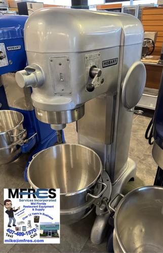 HOBART H600 60 Qt Mixer 1HP 220V 3 Phase Bowl & Hook Included NICE ...