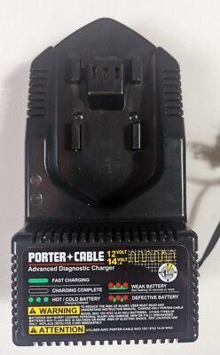 Porter Cable 12V-14.4V Fast 1-Hour Battery Charger 8604 For Batteries ...