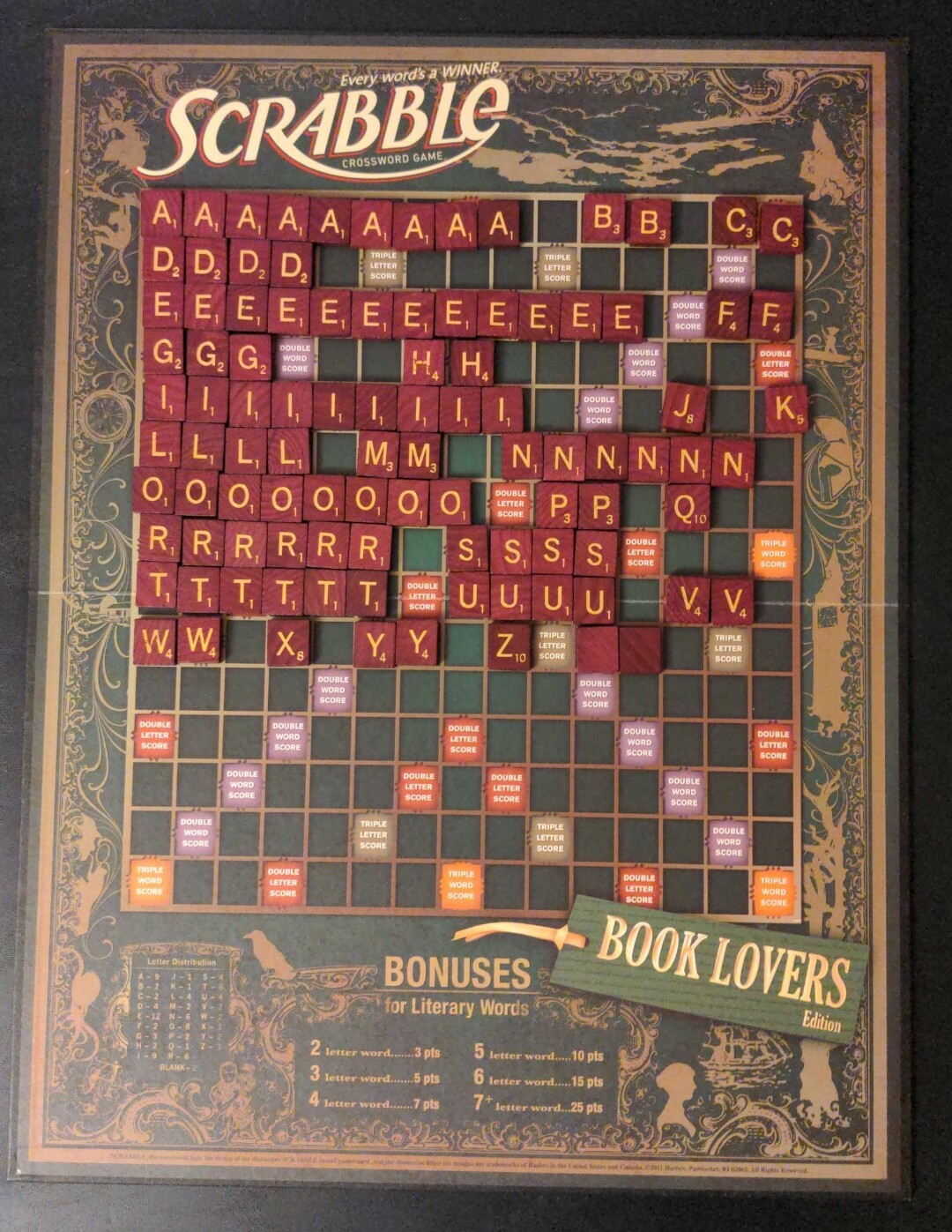 Scrabble Book Lovers Edition 2011 Game Complete Rare Hasbro | eBay