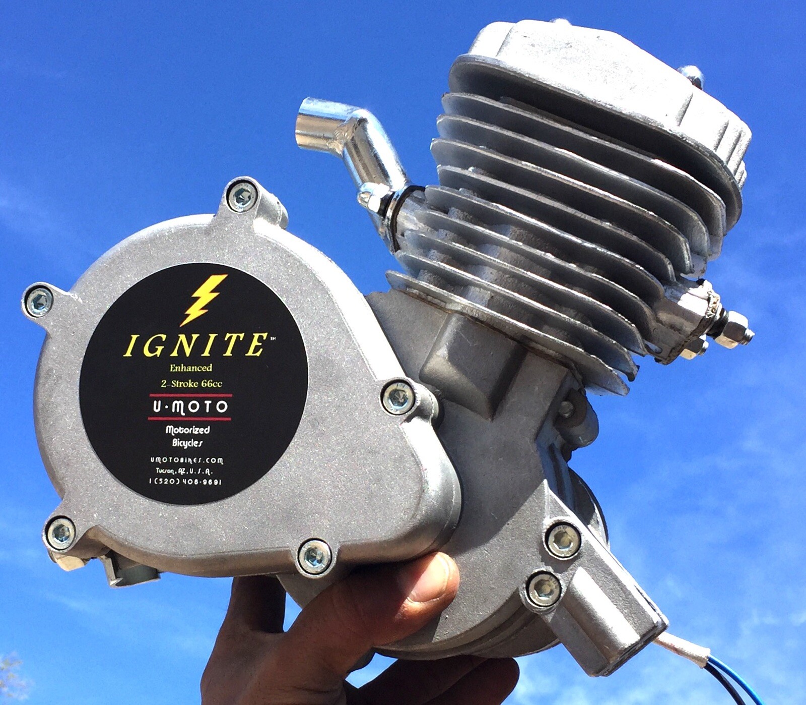 POWERFUL 2-STROKE 66CC/80CC COMPLETE DIY MOTORIZED BICYCLE KIT WITH 26" BIKE! | eBay