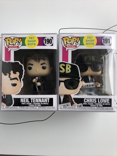 Rocks Funko Pop - Pet Shop Boys Chris Lowe & Neil Tennant #190 #191 ...
