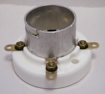 UX4 ceramic locking bayonet socket for 300B, 2A3, 811A | eBay