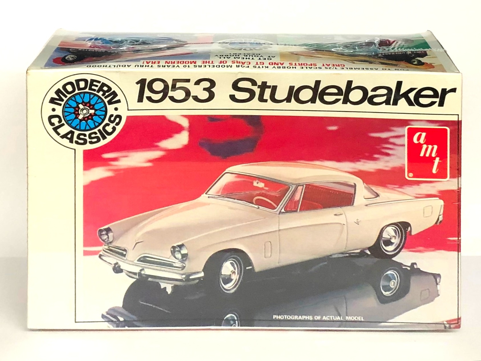 AMT T396 1/25 Scale 1953 Studebaker Starliner Plastic Model Kit | eBay