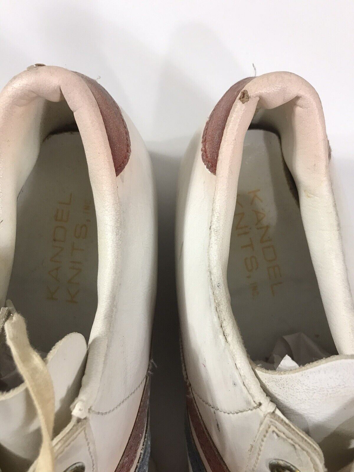 Vintage Cheerleader Shoes 1980 Red White Blue Megapho… - Gem