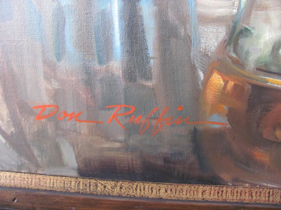 Don Ruffin "Ida Rebird" -Original oil painting measuring 33" (W) X 36 ...