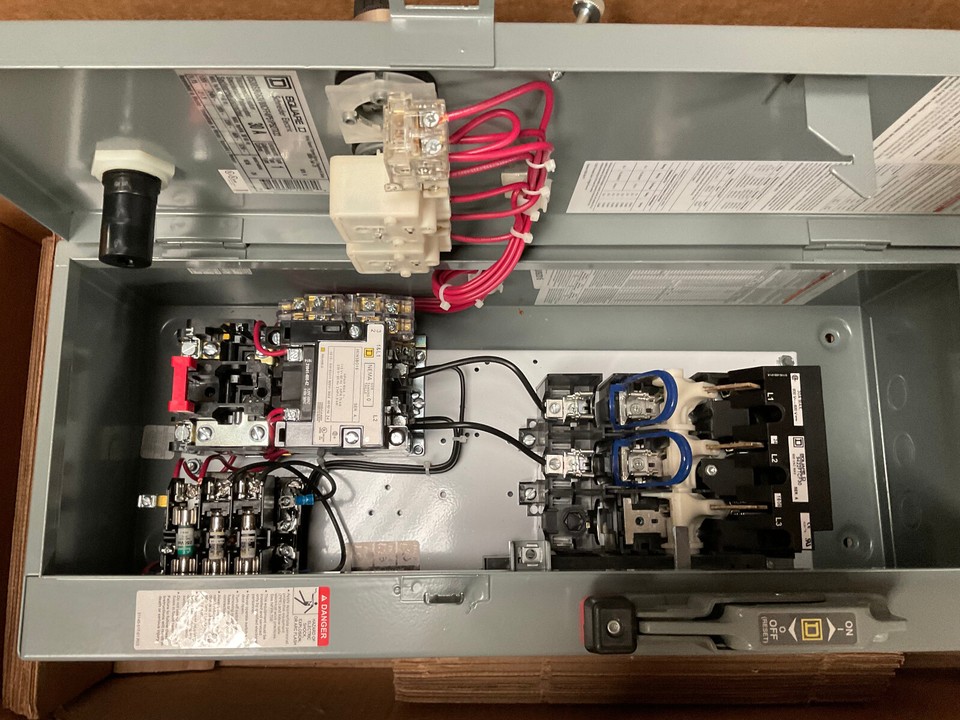 BRAND NEW AC COMBINATION MOTOR STARTER SQUARE D | eBay