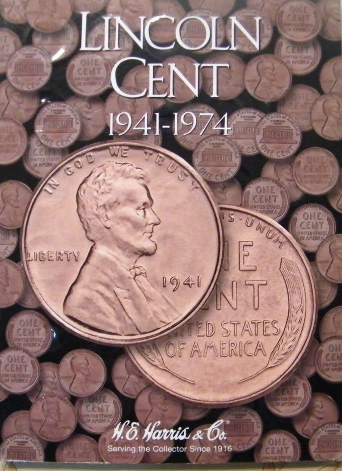 Higher Grade set 1941-1974 PDS Lincoln Wheat + Memorial Penny Cent G-BU ...