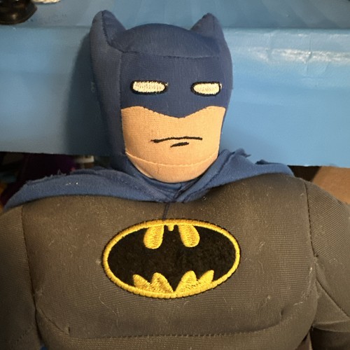 Justice League 23” Plush Gray/Blue Batman Stuffed Toy. | eBay