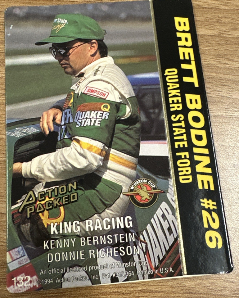 1994 Action Packed Hot Look Brett Bodine #132 | eBay
