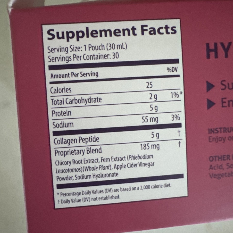 Amare HL5 Collagen Protein 14 Pack Berry Lemonade – Exp 11/2026, New ...