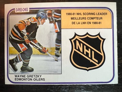 1981-82 OPC 1980-81 NHL Scoring Leader Wayne Gretzky Edmonton Oilers ...