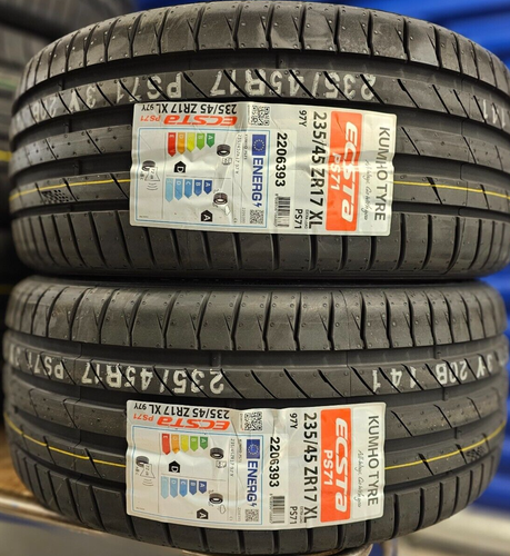 2X NEW KUMHO PS71 SPORT 235/45 ZR17 XL 97Y CAR UHP TYRES 235 45 17 ...