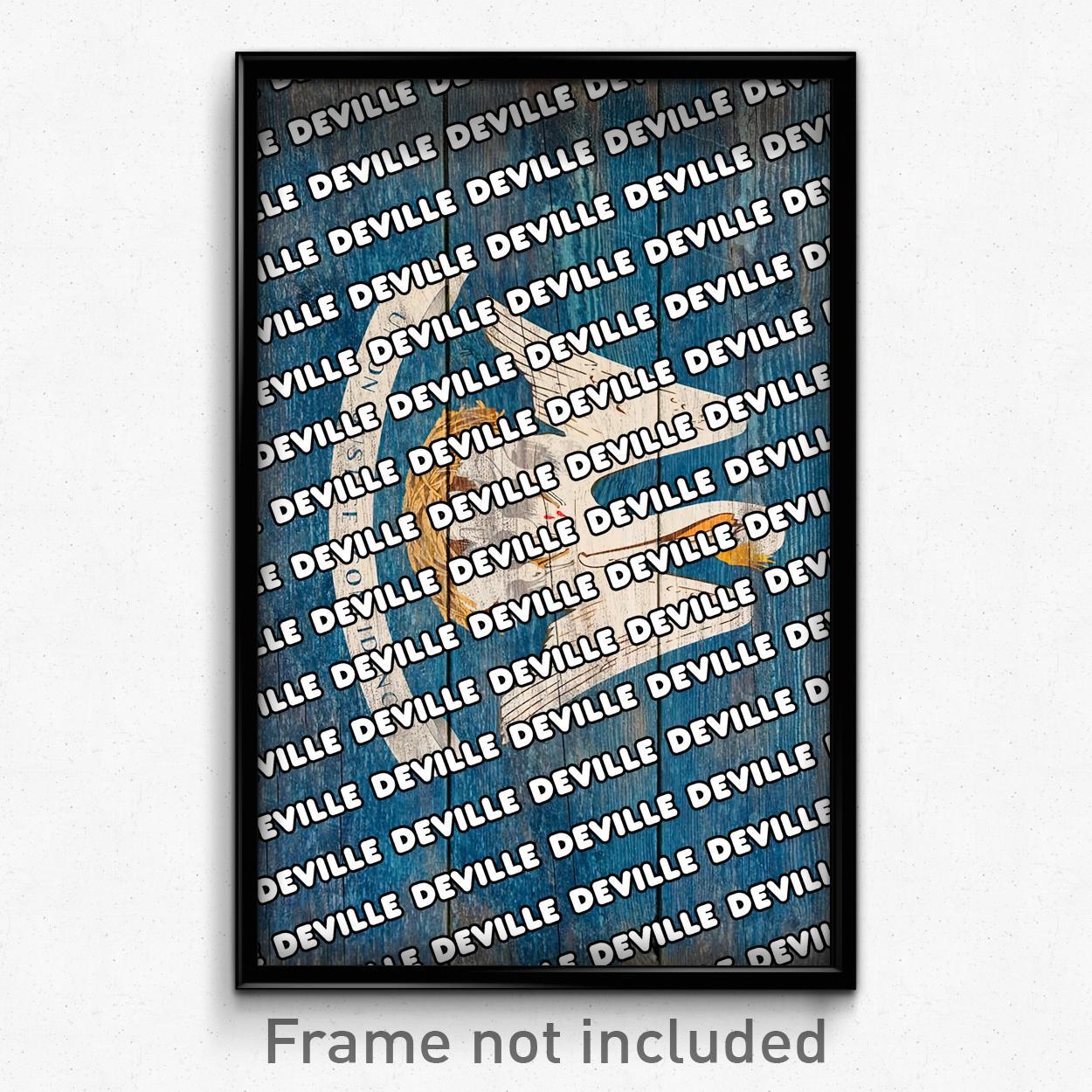 Deville Louisiana Poster (LA City Souvenir 11x17 Town Print) | eBay