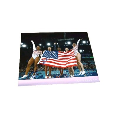 Jordan Chiles USA Olympics Gymnastics Gold Medal Signed Autographed ...