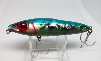 Vtg L&S MirrOlure TOP DOG Jr 84MR Blue/Silver Flh 4" Topwater/Surface 3 ...