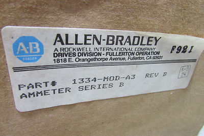 Allen Bradley 1334-MOD-A3 Rev B Ammeter Series B | eBay
