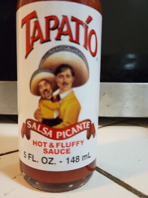 Gabriel Iglesias Hot & Fluffy Tapatio Sauce 5 Ounce Bottle exp 04/2024 ...
